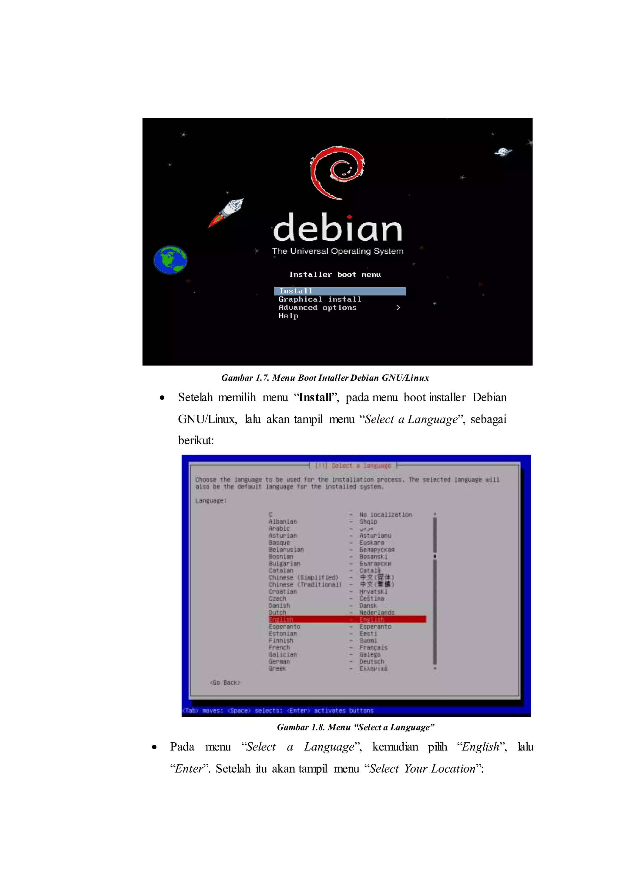 Instalasi linux debian | PDF