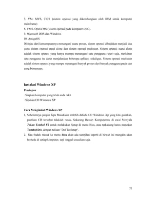 Instalasi linux ubuntu dan windows 7 lengkap | PDF