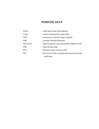 Instalasi listrik dasar | PDF