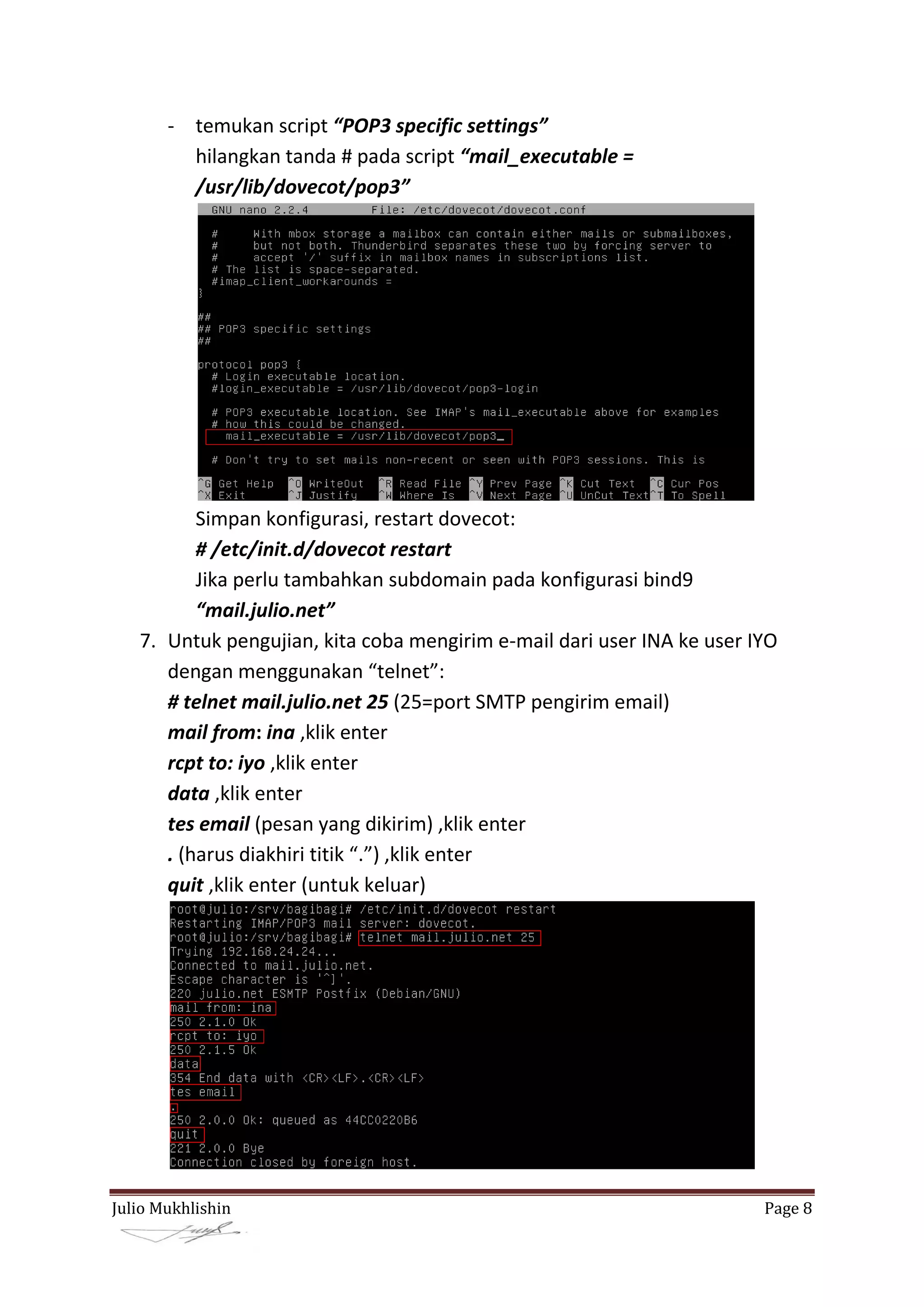 Instalasi Mail Server & Webmail | PDF