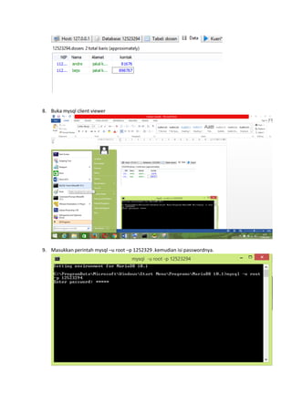 Instalasi mariadb | PDF