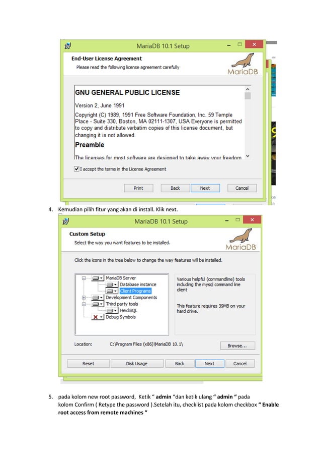 Instalasi mariadb | PDF