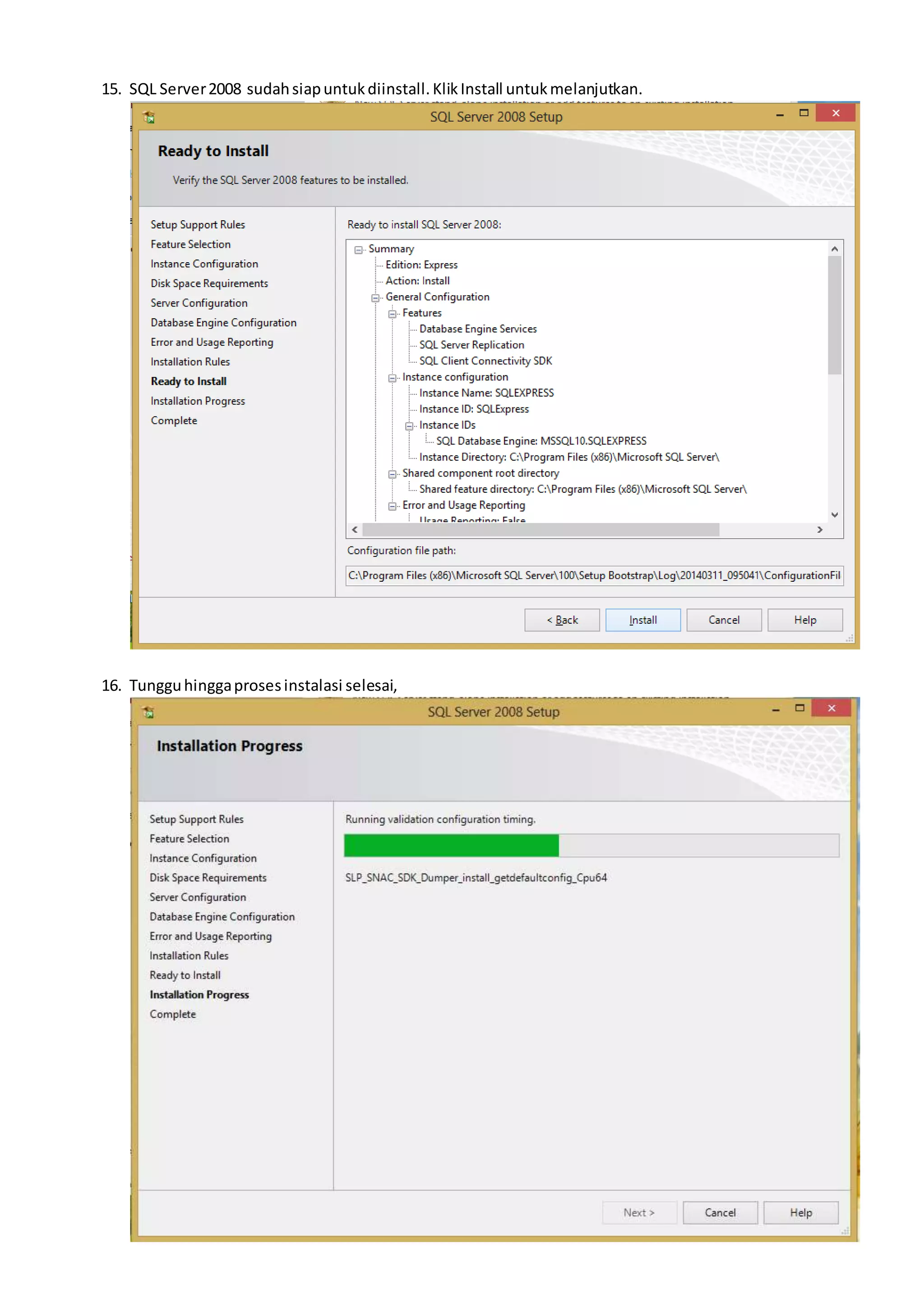 Tutorial Instalasi MySQL Server 2008 Express | PDF