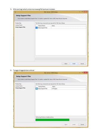 Tutorial Instalasi MySQL Server 2008 Express | PDF