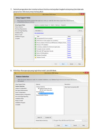 Tutorial Instalasi MySQL Server 2008 Express | PDF