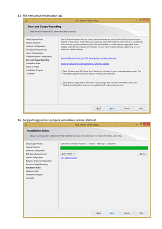 Tutorial Instalasi MySQL Server 2008 Express | PDF