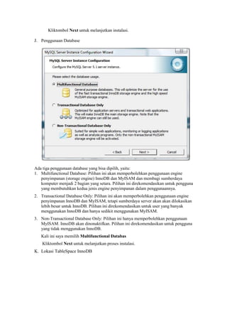 Instalasi MySQL | PDF