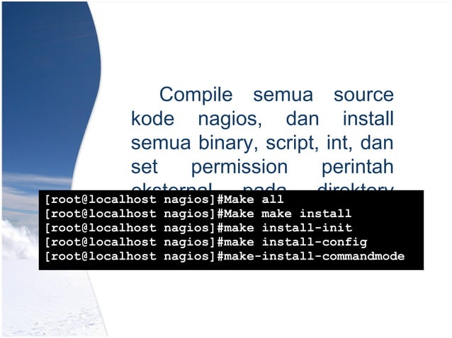 Instalasi Network Monitoring System (Nagios) Centos 6.4 | PPT