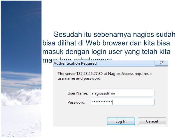 Instalasi Network Monitoring System (Nagios) Centos 6.4 | PPT