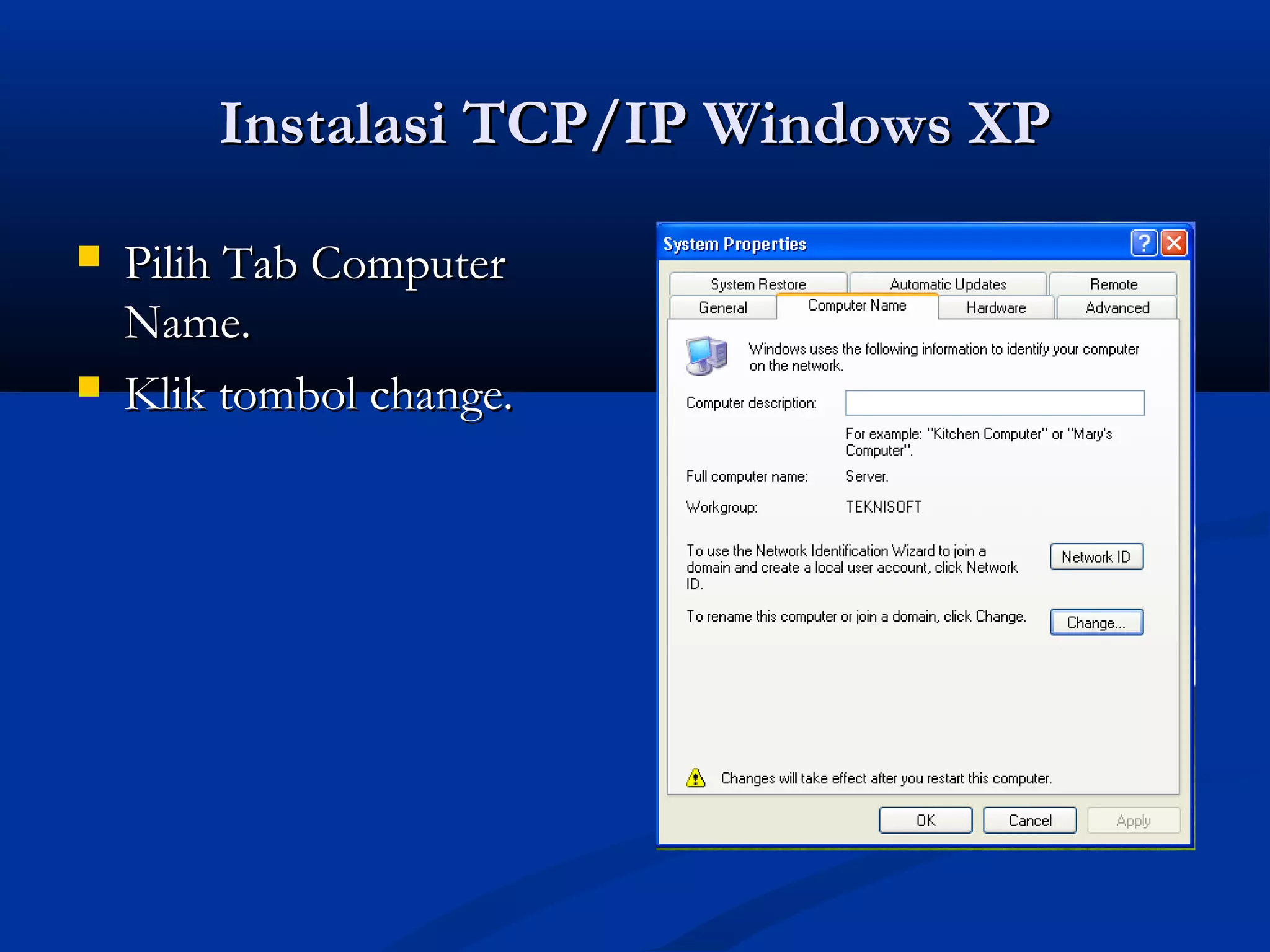 Instalasi Jaringan Komputer Rumah | PPS