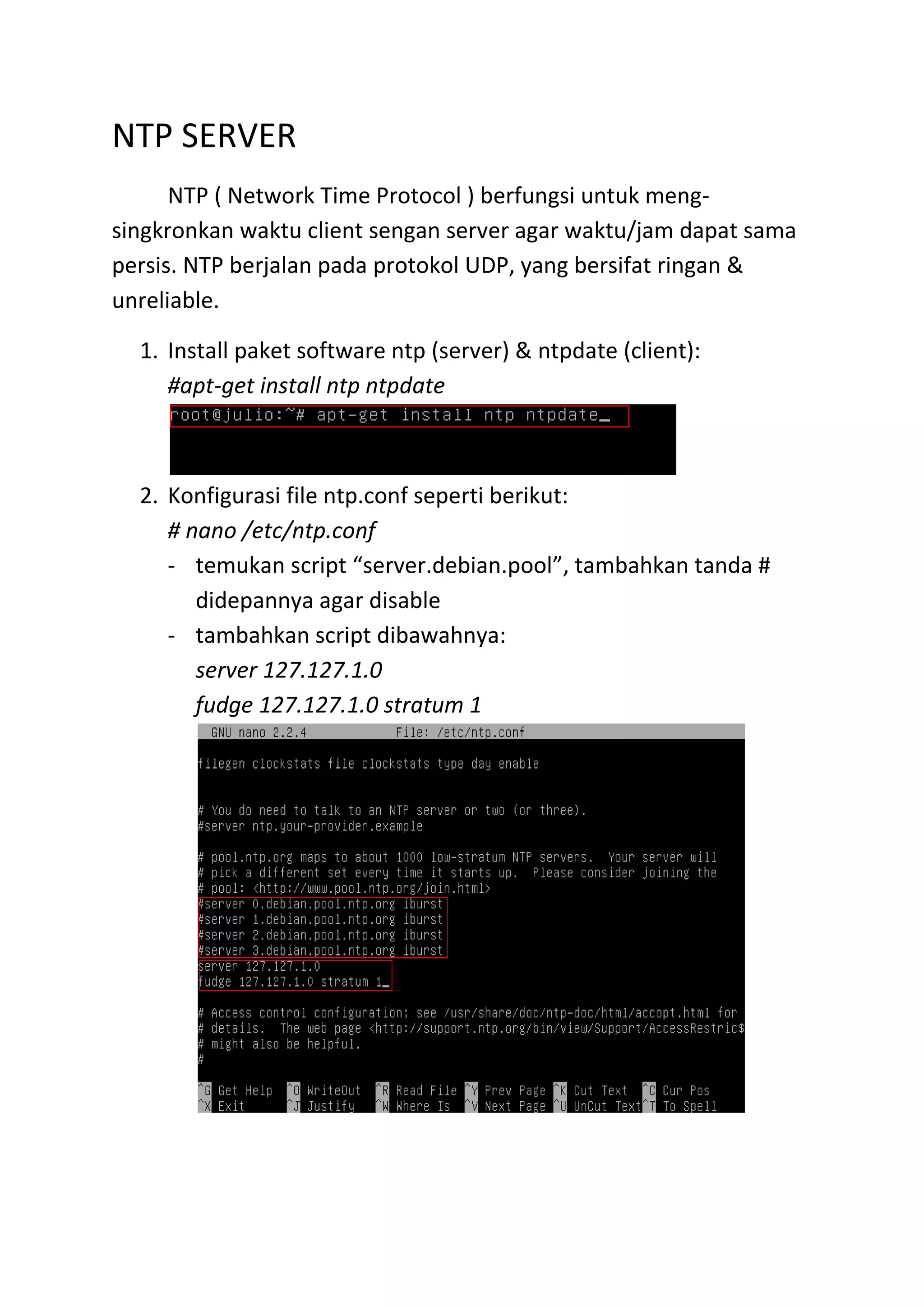 Instalasi NTP Server | PDF