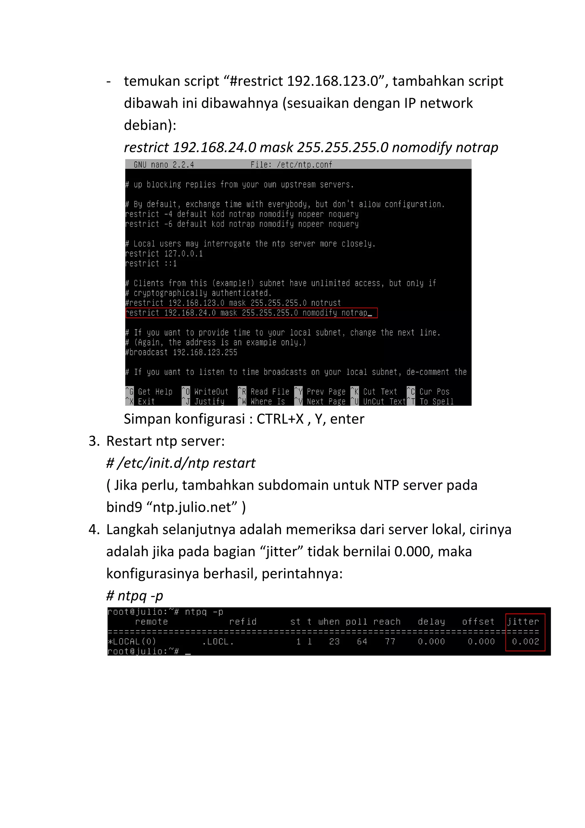 Instalasi NTP Server | PDF