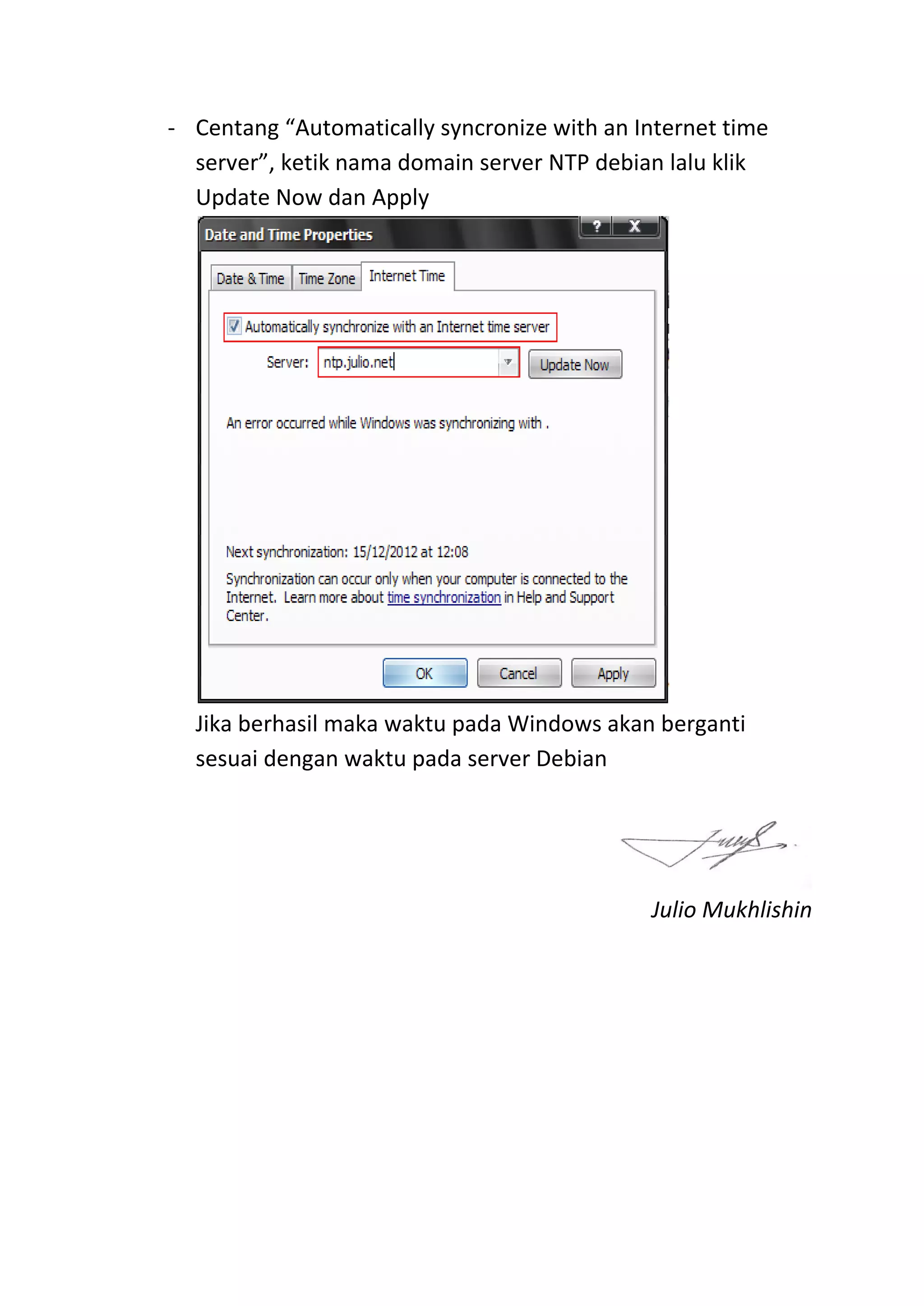 Instalasi NTP Server | PDF