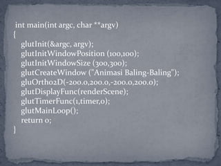 Instalasi OpenGL – GLUT | PPT