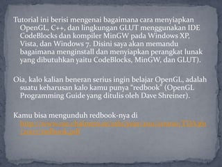 Instalasi OpenGL – GLUT | PPT