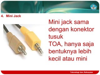 Instalasi peralatan sound sistem | PPT