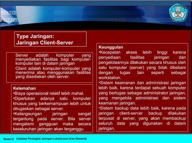 Instalasi perangkat jaringan lokal (local area network) | PPT