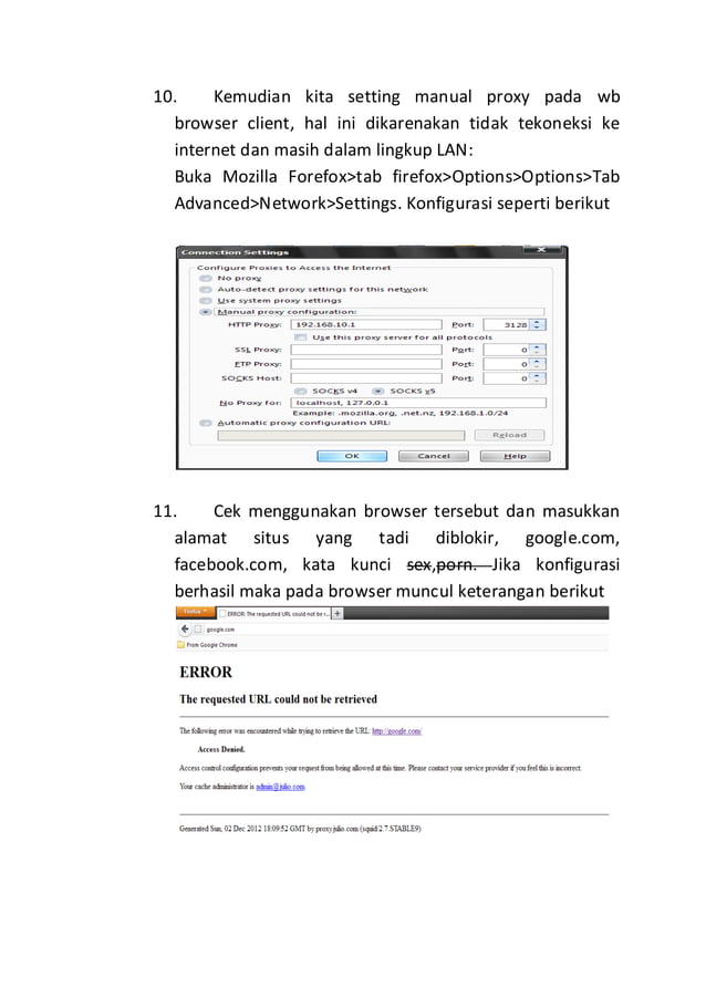Instalasi Proxy & Samba Server (Debian) | PDF