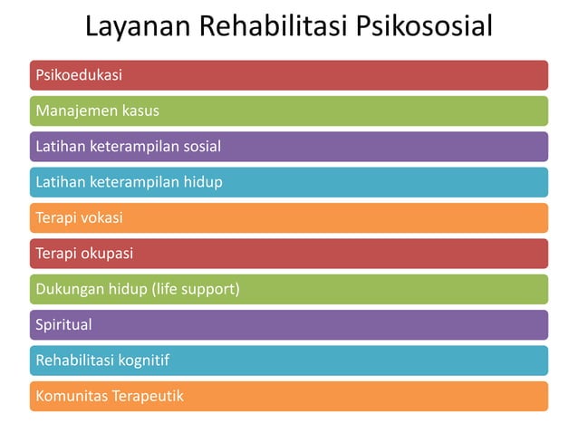 Instalasi rehabilitasi psikososial sebagai layanan unggulan di rsmm | PPTX