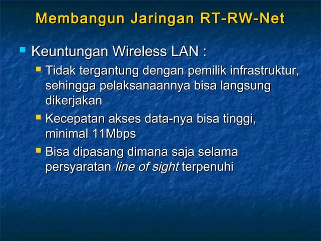 Instalasi RT/RW Net | PPT