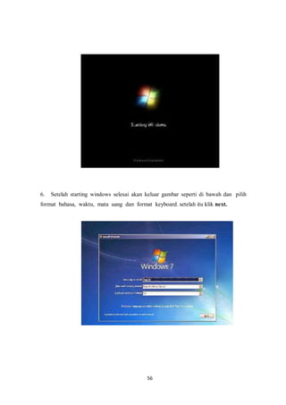 Instalasi Sistem Operasi Windows 7 | PDF