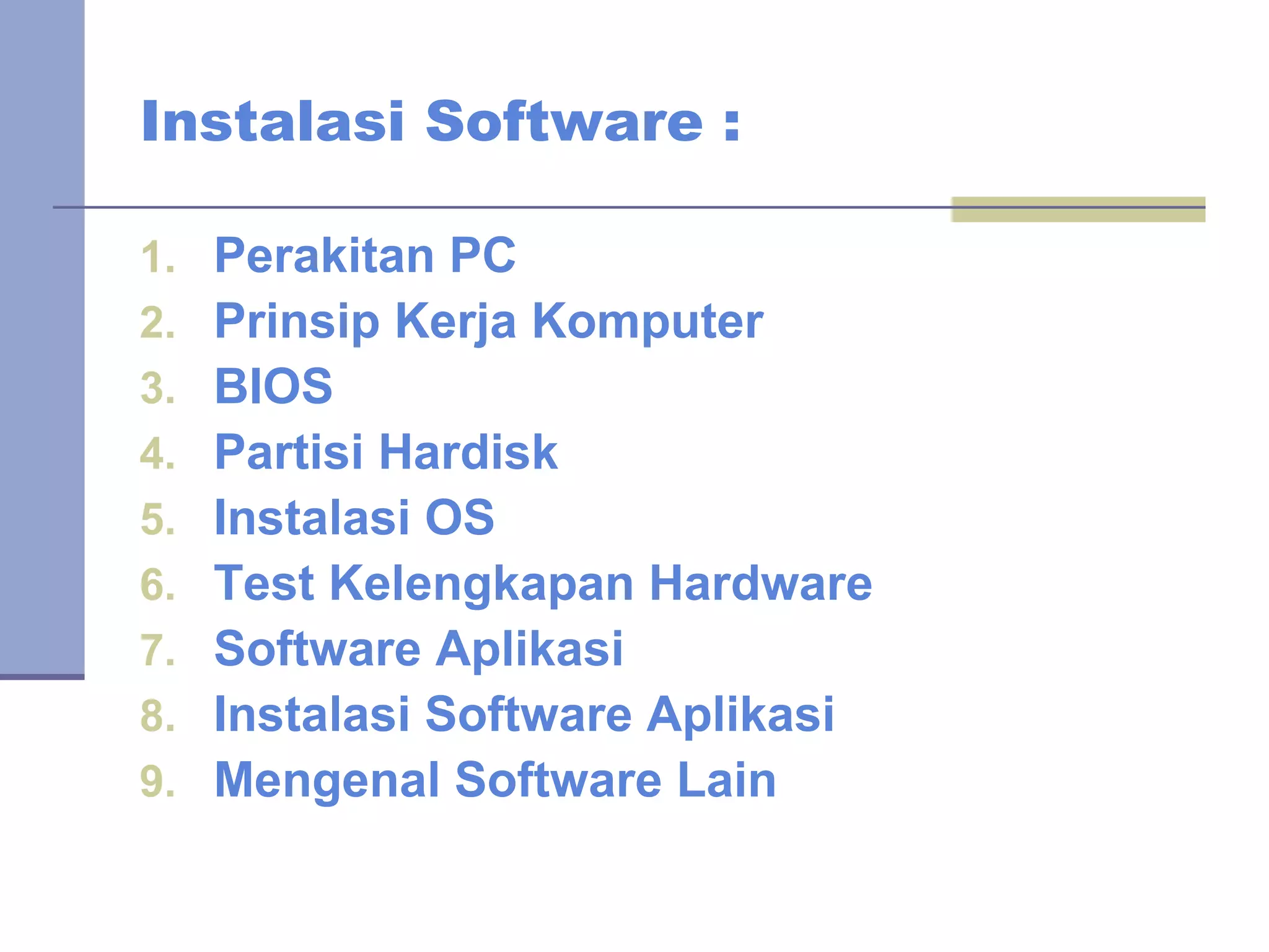 Instalasi software | PPT