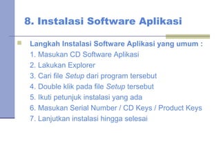 Instalasi software | PPT