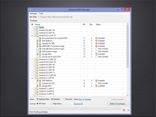 Langkah-langkah Instalasi software untuk develop aplikasi android | PPT