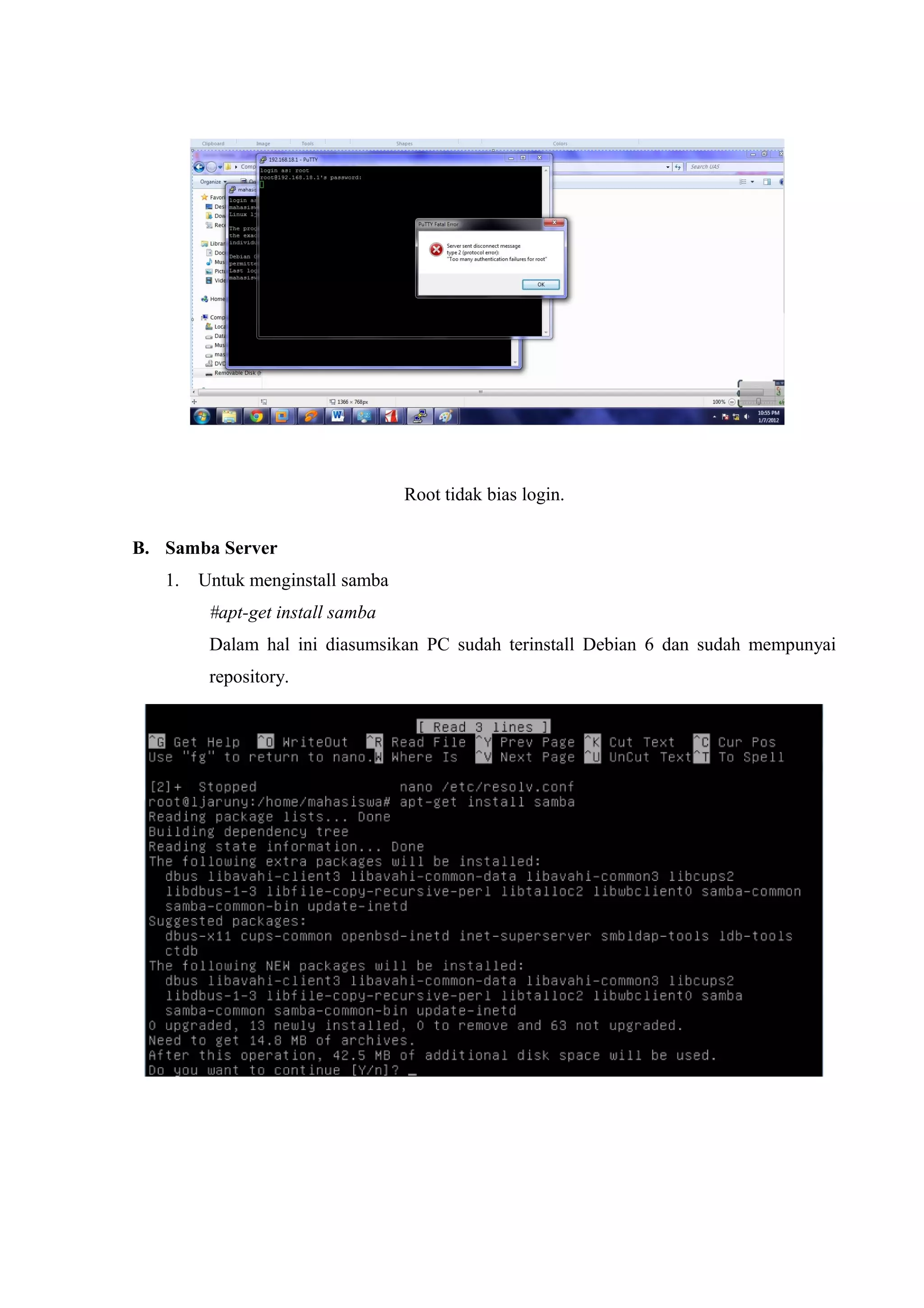 Instalasi ssh server | DOC