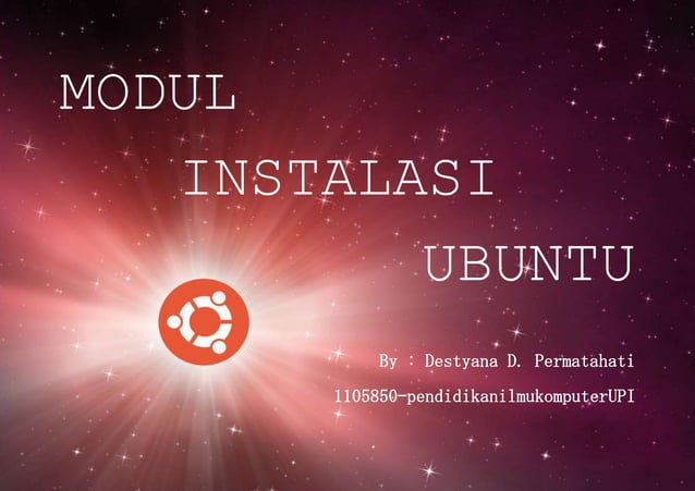 Instalasi ubuntu | PPT