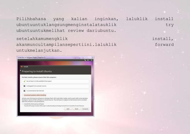 Instalasi ubuntu | PPT