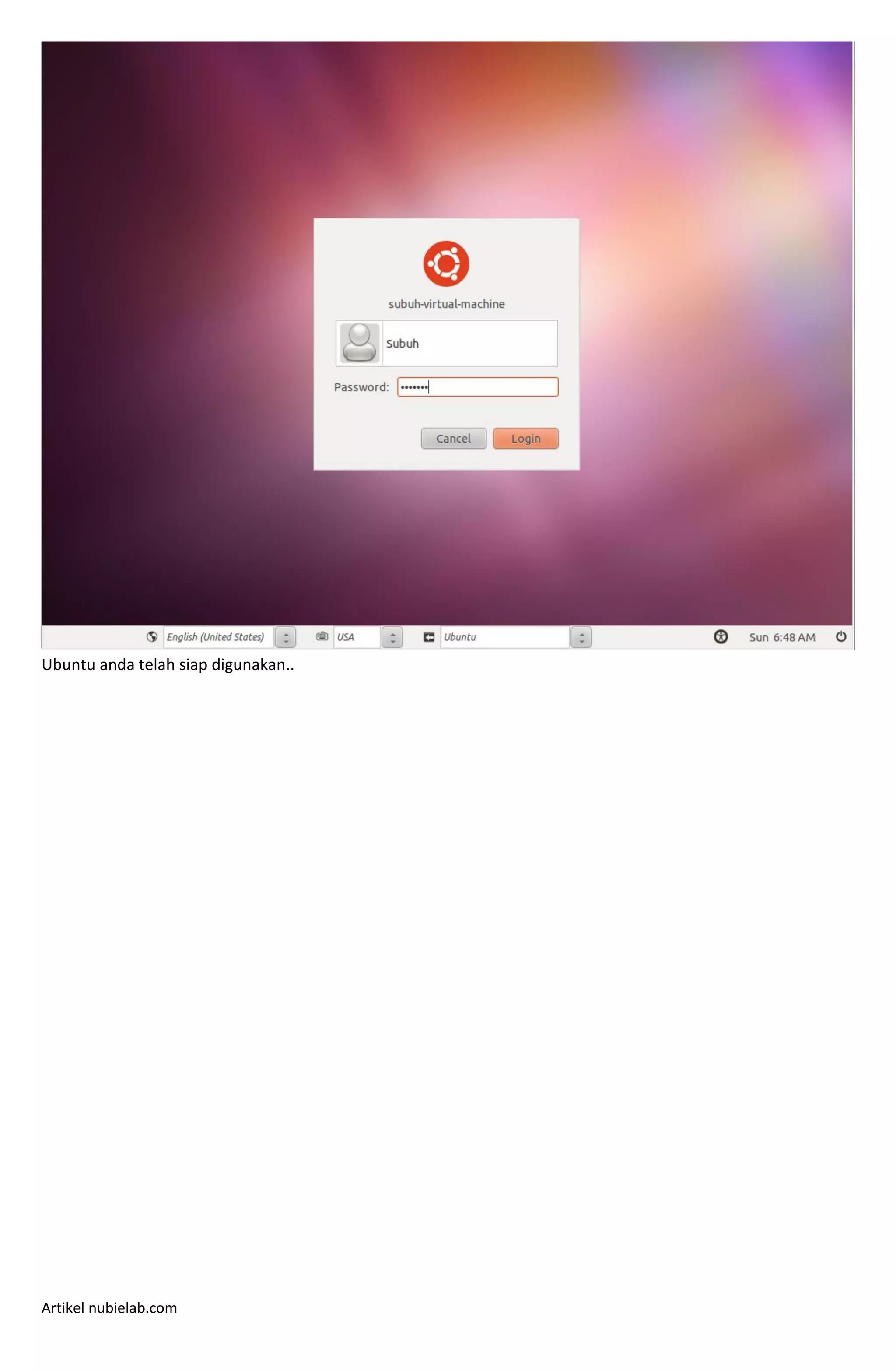 Instalasi ubuntu 11 single os non dual boot | PDF