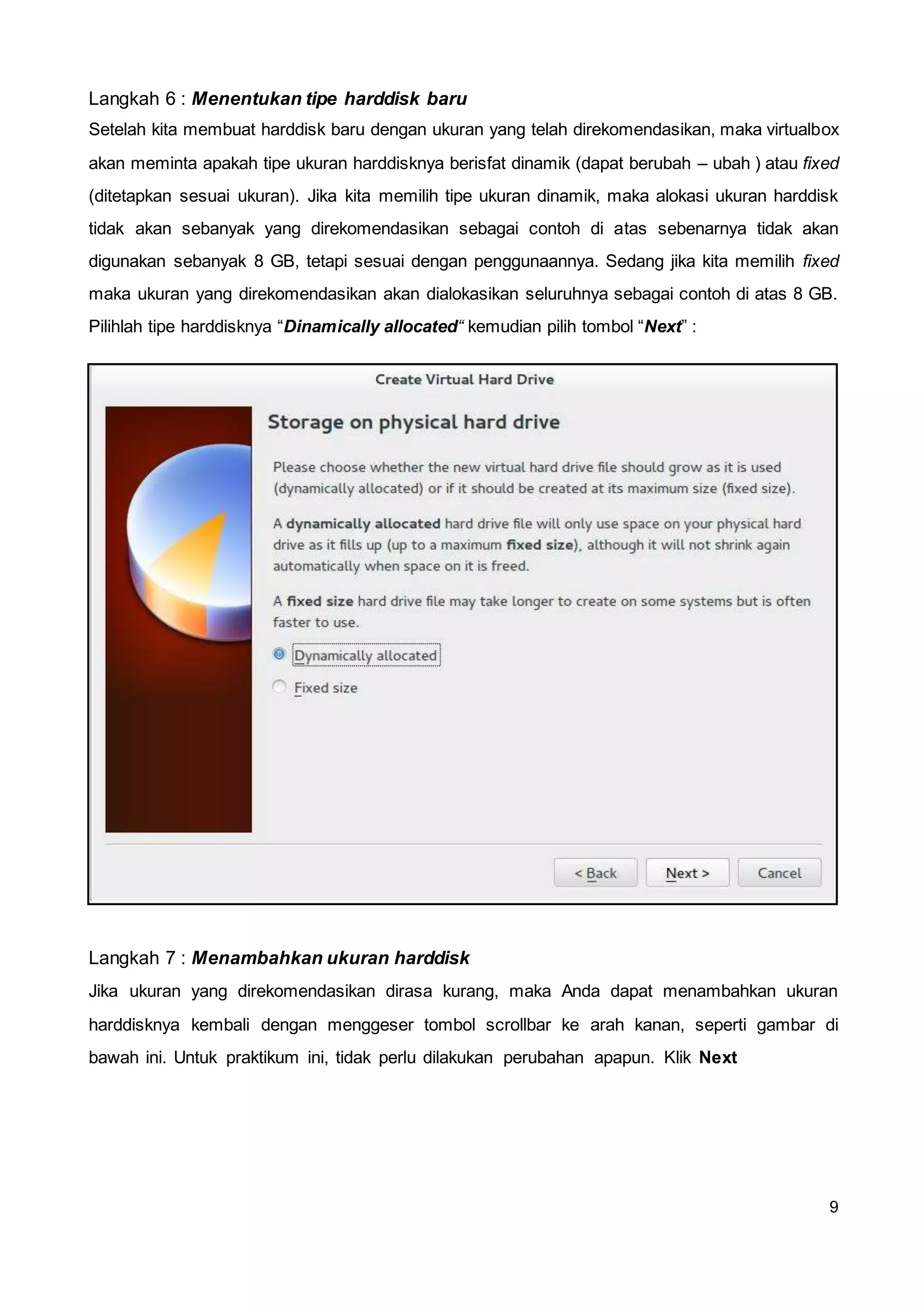 Instalasi ubuntu dekstop dan server | PDF
