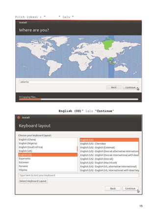 Instalasi ubuntu dekstop dan server | PDF