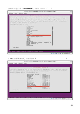 Instalasi ubuntu dekstop dan server | PDF
