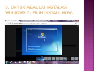 Cara Menginstal windows 7 di turbo pascal | PPTX