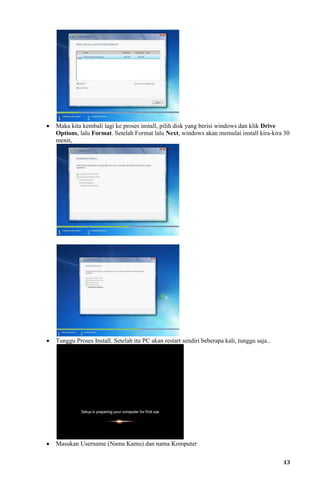 Instalasi windows 7 | PDF