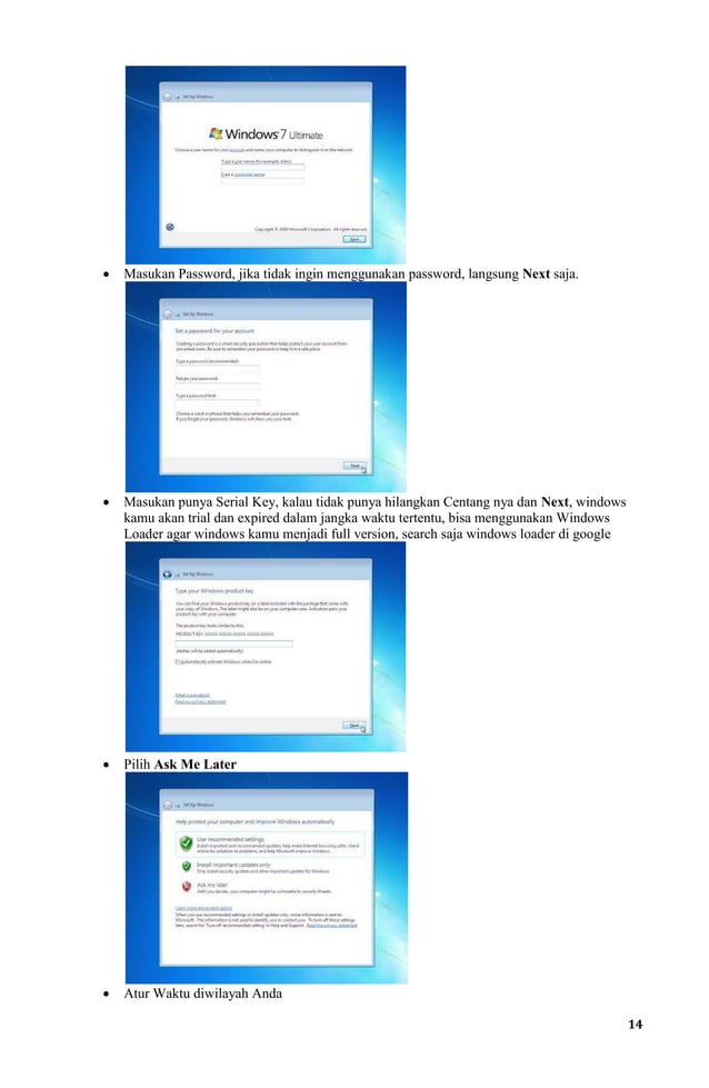 Instalasi windows 7 | PDF