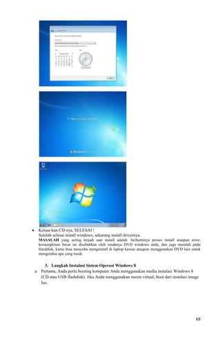 Instalasi windows 7 | PDF