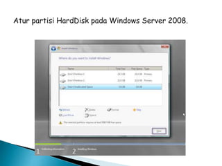 Instalasi windows server 2008 | PPTX