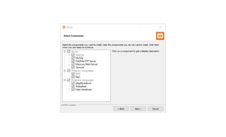 Cara Menginstall PHP dengan XAMPP 7.3.7 dalam pemrograman WEB | PPT