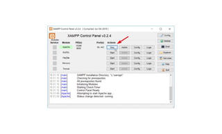 Cara Menginstall PHP dengan XAMPP 7.3.7 dalam pemrograman WEB | PPT