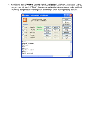 Instalasi xampp di_windows | PDF