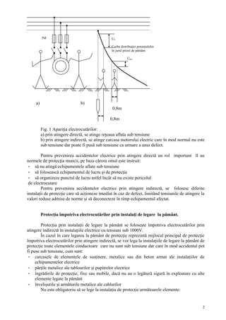 Instalatii de legare la pamant | DOC