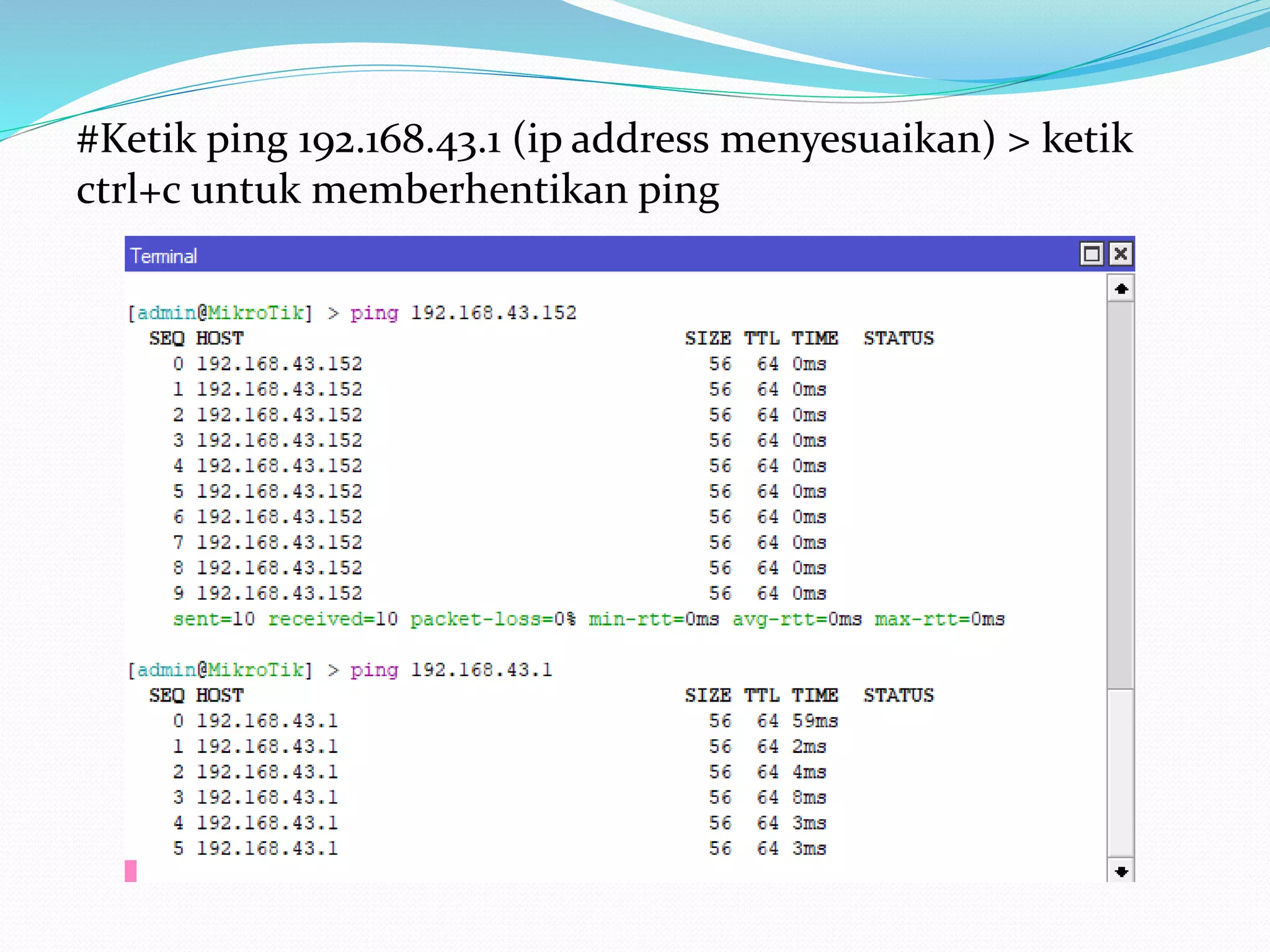 Instal dan Konfigurasi MikroTik via VirtualBox #1 | PPTX