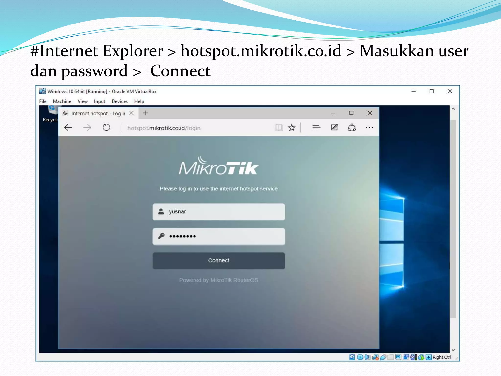Instal dan Konfigurasi MikroTik via VirtualBox #1 | PPTX