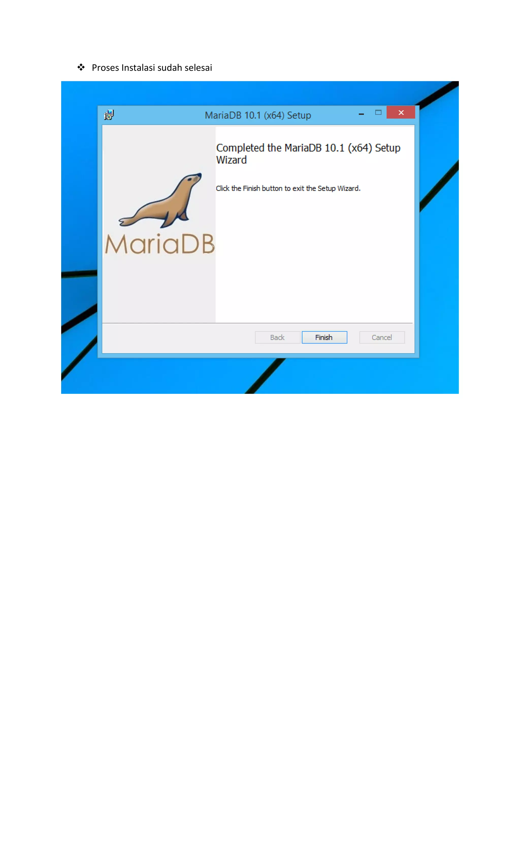 Instal & konfigurasi mariadb | PDF
