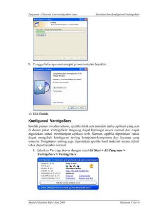 Instalasi dan Konfigurasi Vertrigoserv 2.16