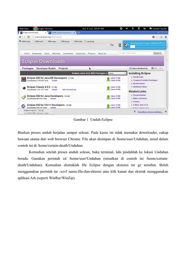 Install eclipse-linux | PDF
