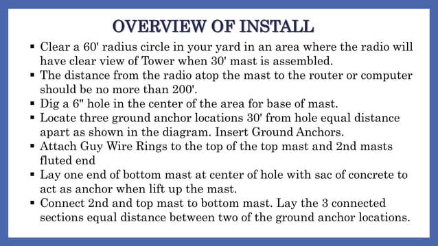 Install-mast-accessories.pptx | Computer Networking | Computing